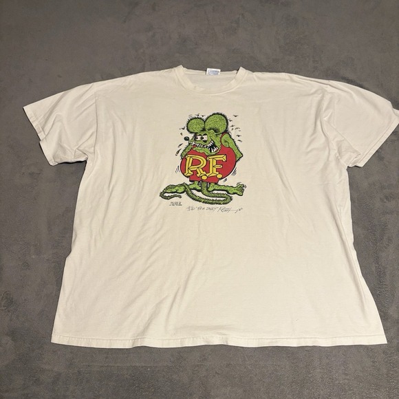 Hanes | Shirts | Vtg Ed Roth Rat Fink Shirt 99s Big Daddy Hot Rod Art ...